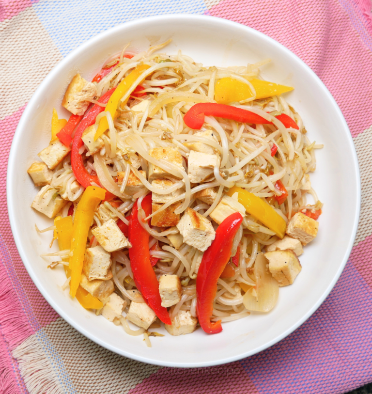 Bean Sprout Stir-Fry with Tofu