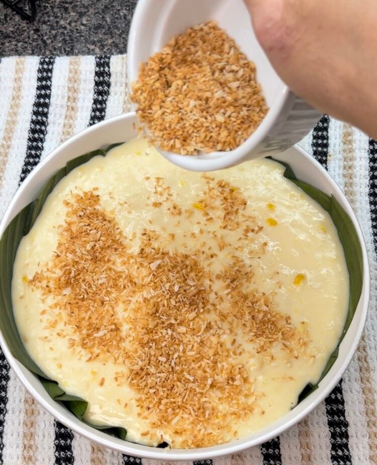 Creamy Maja Blanca (Filipino Coconut Pudding)