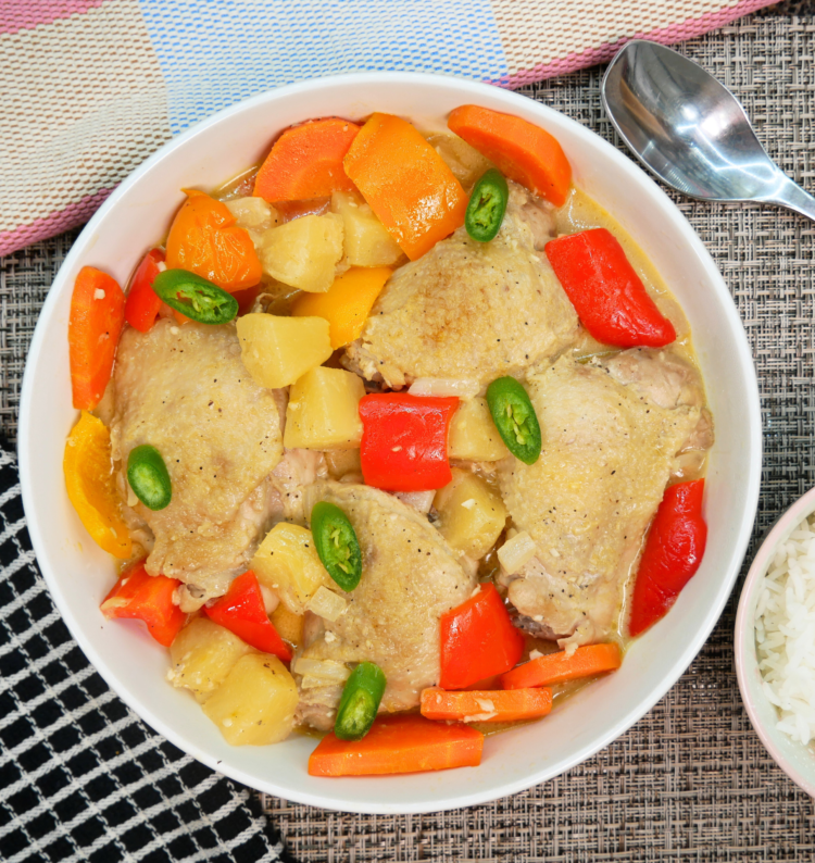 Creamy Pininyahang Manok (Filipino Pineapple Chicken)