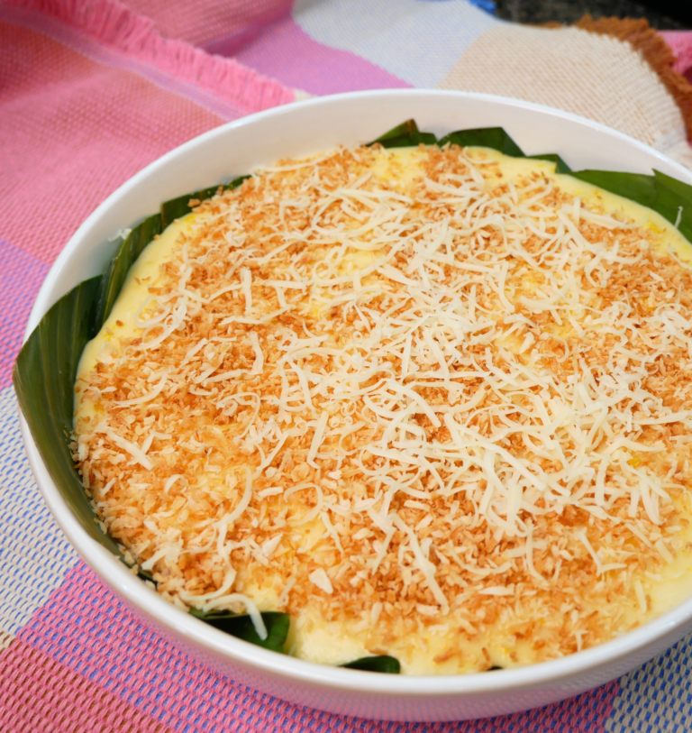 Creamy Maja Blanca (Filipino Coconut Pudding)