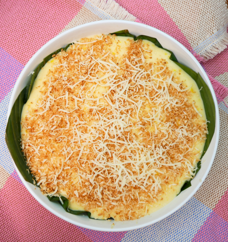Creamy Maja Blanca (Filipino Coconut Pudding)